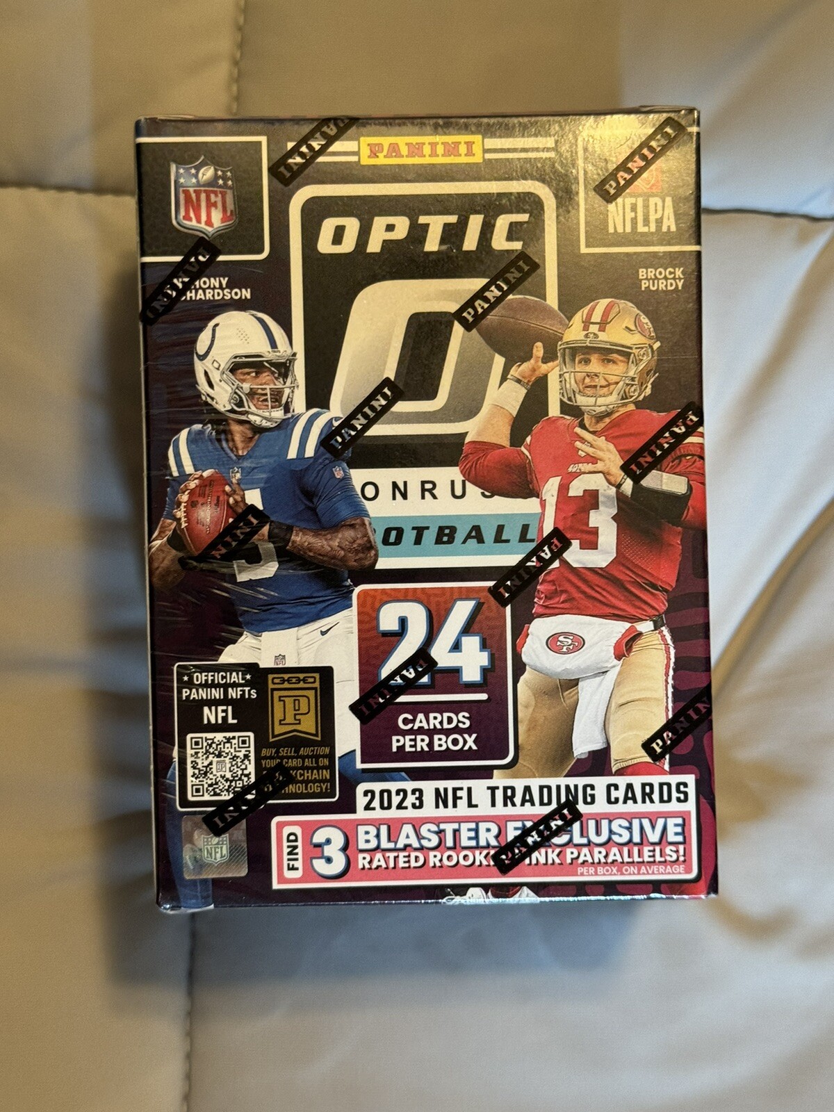 2023 Panini Donruss Optic Football NFL Blaster Box Pink! Downtowns? | eBay
