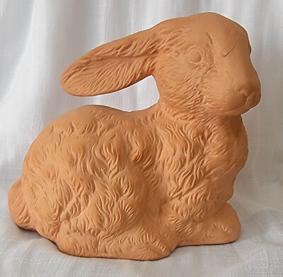 Vintage ~1988 ~CBK LTD. ~Bunny/ Rabbit ~Terracotta Figurine ~ Easter ...
