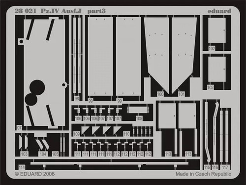 Eduard photo etched 28021 1/48 Pz IV Ausf. J (For Tamiya kit 32518) | eBay