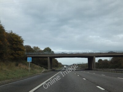 Photo 6x4 A371 bridge over M5 between Locking and Banwell Elborough ...