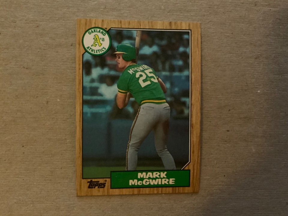 1987 TOPPS BASEBALL MCGWIRE BO JACKSON BONDS LARKIN - YOU CHOOSE - one ...