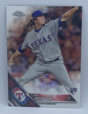 2016 Topps Chrome Luke Jackson Rangers #124 RC | eBay