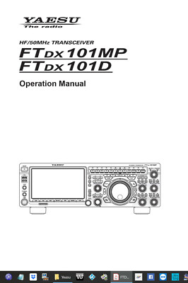 Highest Quality ~ Yaesu FT 101D or` FT101MP Operating Manual | eBay UK