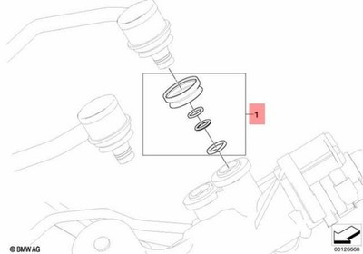 Genuine BMW E65 E66 Repair Kit For Fcd-Coupling OEM 32416754986 | eBay