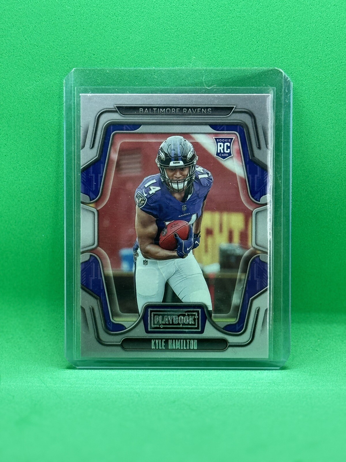 2022 Panini PlayBook Football Kyle Hamilton Rookie Card #138 Baltimore ...