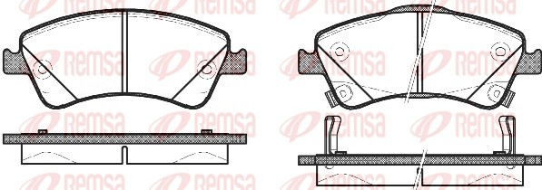 Remsa 1341.02 Disc Brake Brake Pad Set for sale online | eBay Australia