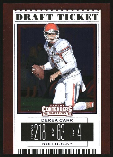 2019 Panini Contenders Draft Picks - Season Ticket Draft Ticket Blue ...