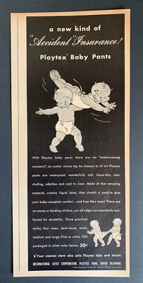 Vintage 1939 Playtex Baby Pants Ad | eBay
