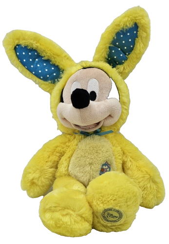 17" Genuine DISNEY STORE MICKEY MOUSE EASTER BUNNY STUFFED ANIMAL PLUSH ...
