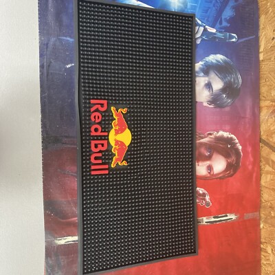 NEW RED BULL Bar Mat Large 23 1/4” x 11.5” International | eBay