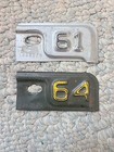 Lot Of 2 - 1961 1964 Michigan License Plate Tab Lot Tabs | eBay