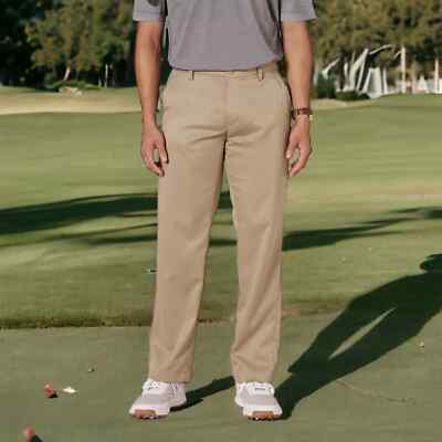 Amazon Essentials Men's Straight-Fit Stretch GOLF PANT 36W x 34L Khaki ...
