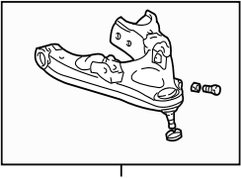 48620-60010 Toyota Arm assy, front suspension, lower rh 4862060010, New ...