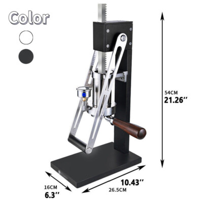 15 Bar Hand Press Espresso Coffee Maker Manual Push Type Machine ...