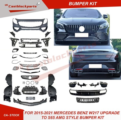 For 2015-2021 Mercedes Benz S Class Coupe W217 C217 S65 AMG Style ...