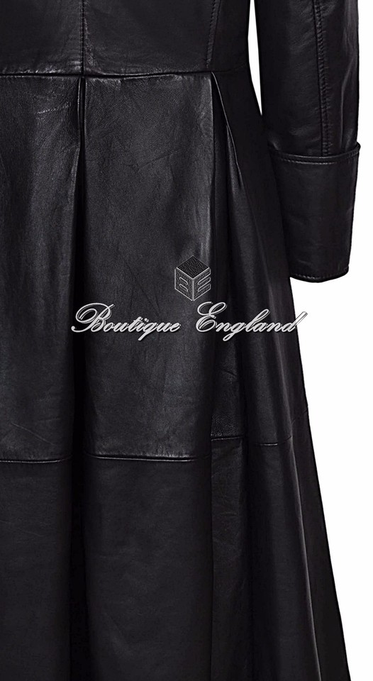 Morpheus Style Men's Black FULL-LENGTH Coat Matrix Inspired 100% Real ...