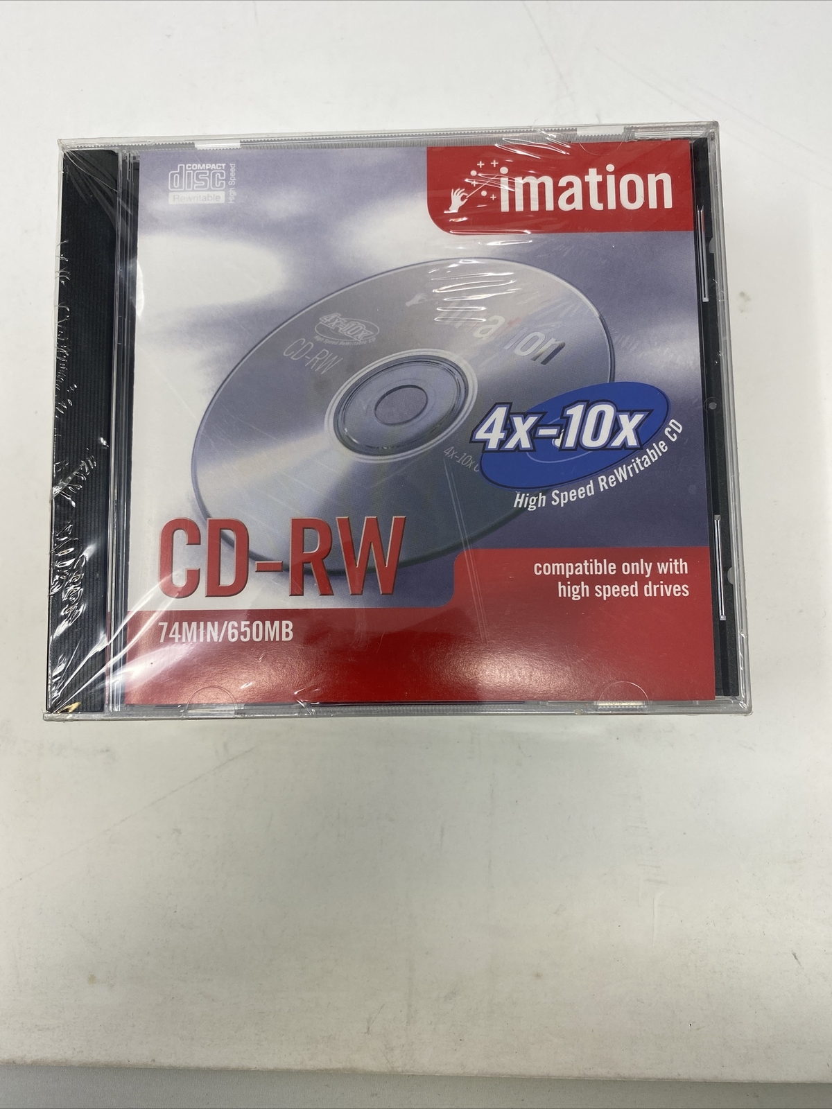 Imation CD-RW 1x-4x Compatible Disc 74 Min/650 MB w/ Jewel Case, Lot Of ...
