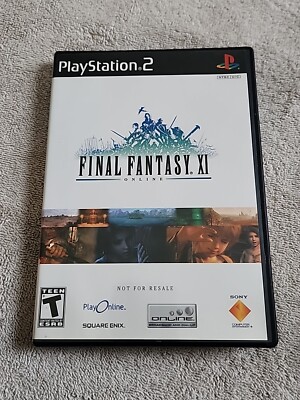 Final Fantasy XI Online PlayStation 2 Hard Disk Drive Bundle Sony ...