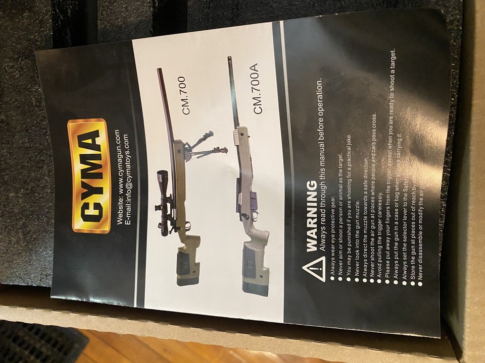 CYMA Airsoft Sniper CM700 CYMA19120042 Black | eBay