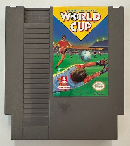 Nintendo World Cup NES Game Clean Label Tested | eBay
