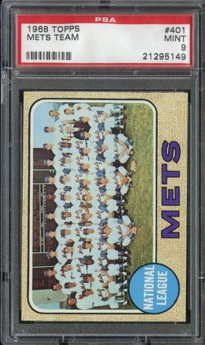 1968 TOPPS #401 METS TEAM PSA 9 METS *B68422 | eBay