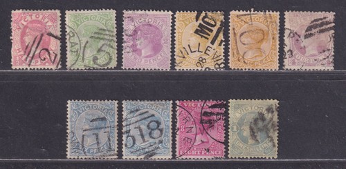 Victoria Scott 146-153 Used 1884-1886 Victoria Issue 10 Stamps to 1 ...
