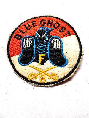 8th Cavalry Blue Ghost Patch Milirary US Army F Troop Vietnam War Era ...
