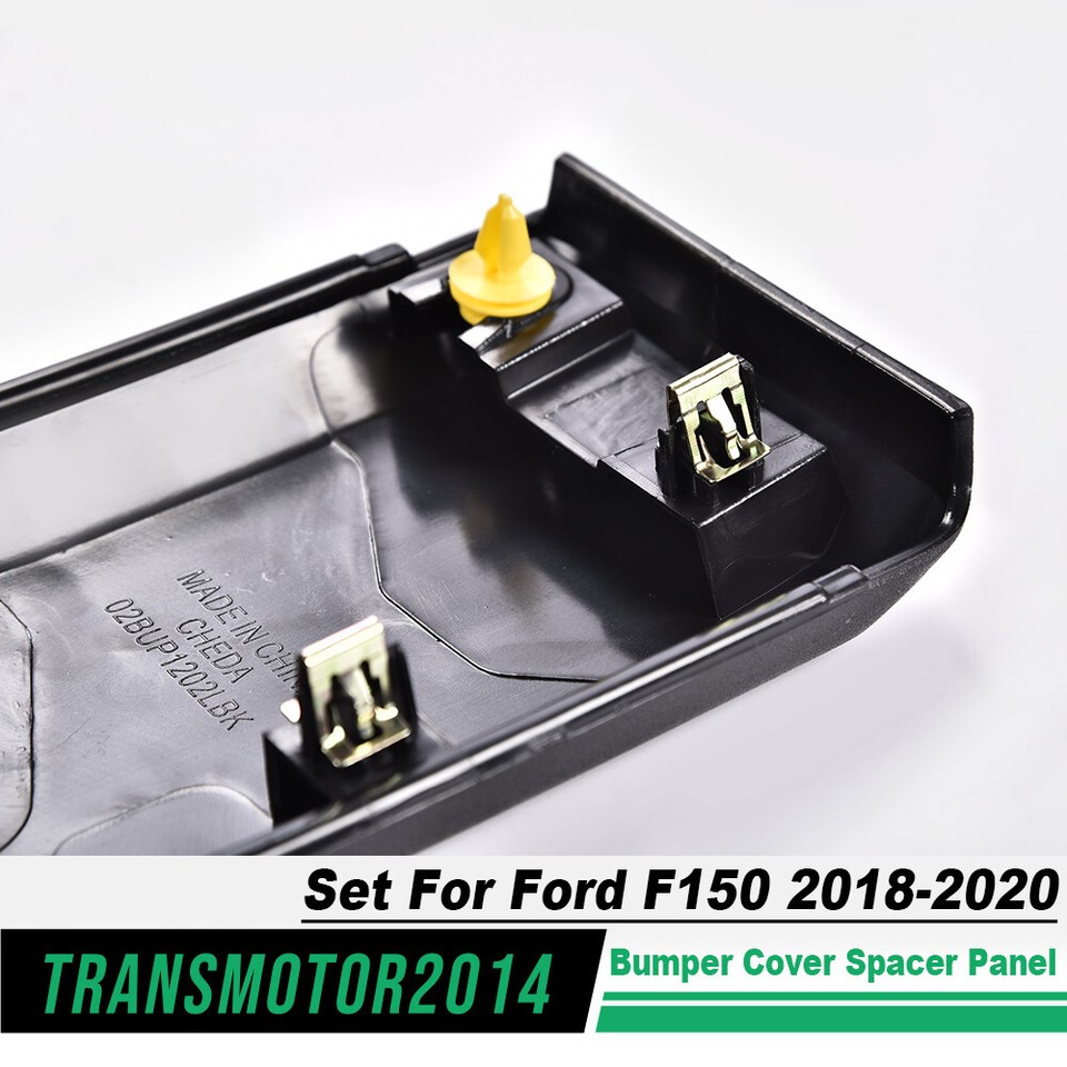 Fit For Ford F150 2018-20 Front Bumper Guards Pads End Caps Cover ...