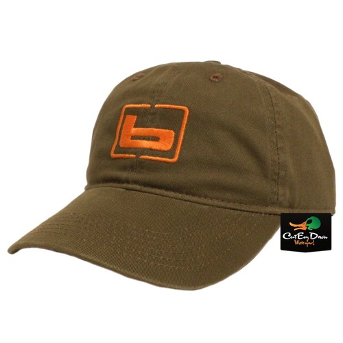 NEW BANDED GEAR RELAX CAP HAT OLIVE WITH ORANGE "b" LOGO ADJUSTABLE | eBay