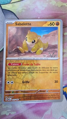 SABELETTE 60PV 027/165 REVERSE - NEUF - CARTE POKEMON | eBay