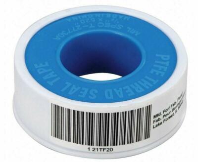 4 Rolls 1/2" x 520" PTFE Plumbers Thread Seal Tape Pipe Joint Teflon ...