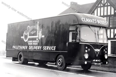 CV776 - Clarkes Boxes Delivery Service AEC Van - photograph 5.5"x 3.5 ...