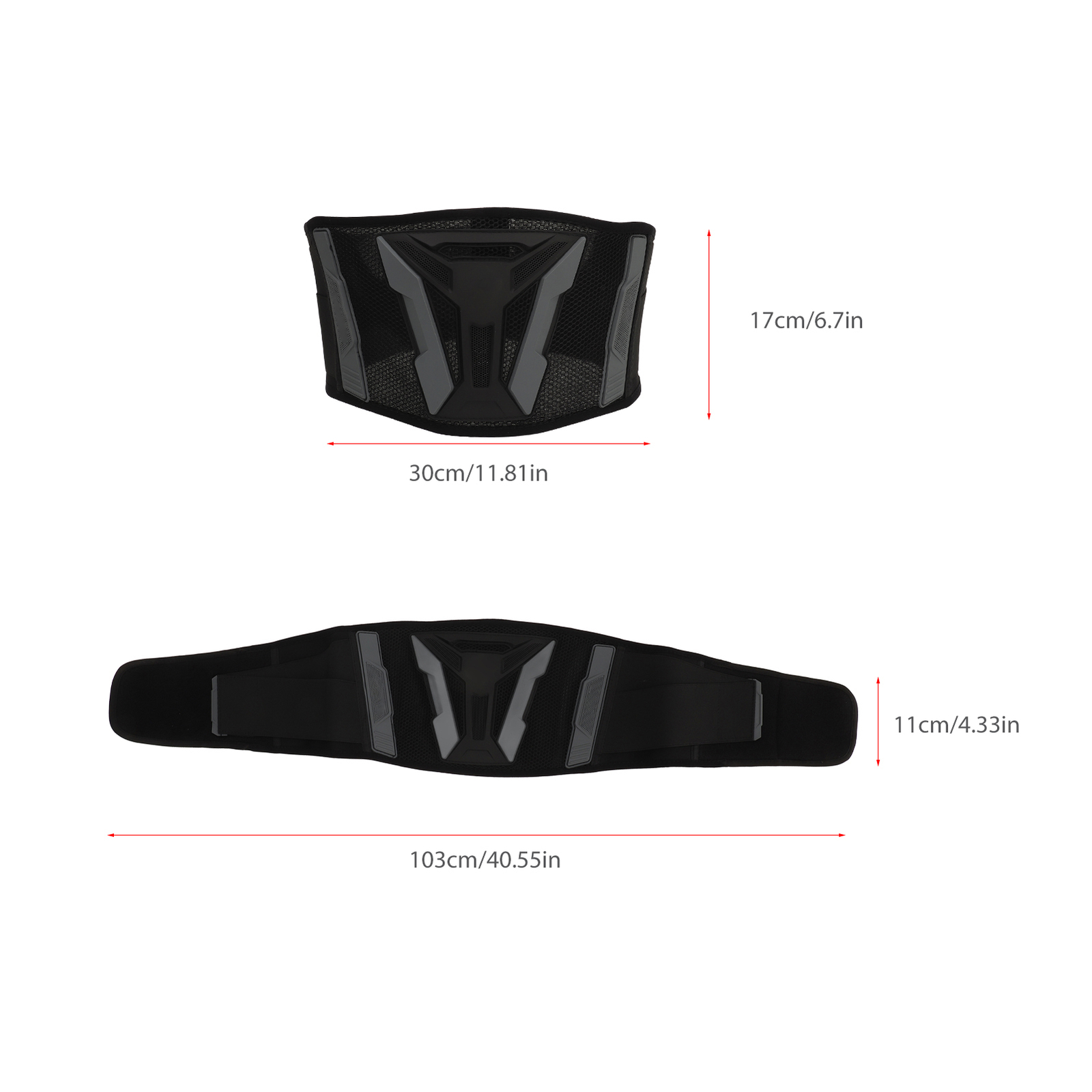 (L/XL)) Motorcycle Waist Protector Belt Shockproof Adjustable Stable | eBay