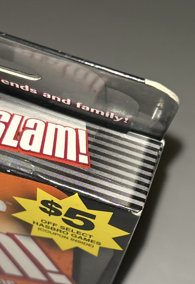 Scrabble Slam! Fast Playing Card Slapping Parker Brothers Family Game ...