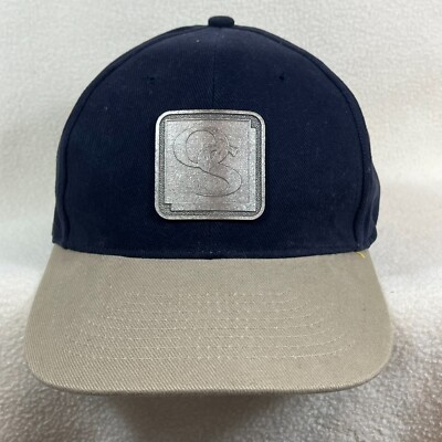 OS Baseball Hat Blue and Cream Combination with Silver Logo by Vitronic ...