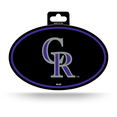 Colorado Rockies Oval Decal Sticker Full Color NEW!! 3x5 Inches Free ...