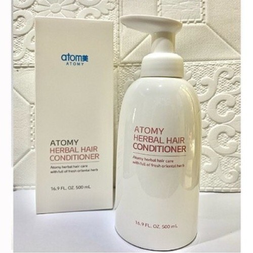 ATOMY Herbal Hair Shampoo 500ml + Conditioner 500ml Set Nourishing Hair ...