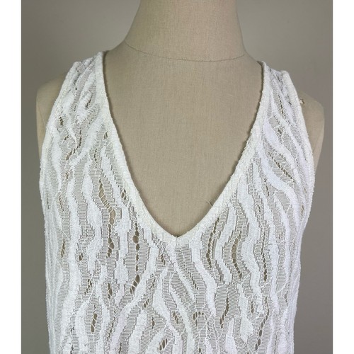 Zara Crochet Knit Beige Maxi Beach Cover Up Women's M | eBay