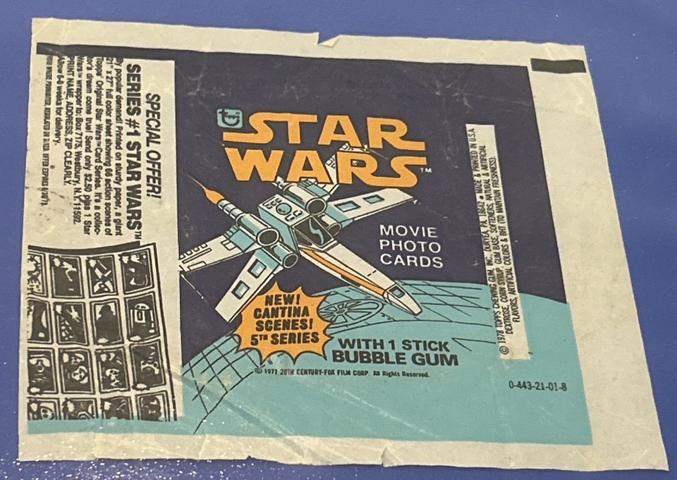 66 Cards 1977 Topps Star Wars Series 1 Complete Set Wrapper Binder & 3 ...