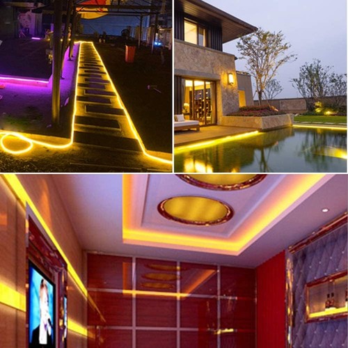 EverBright Led Neon Strip Lights 12V Silicone Rope Indoor Outdoor ...
