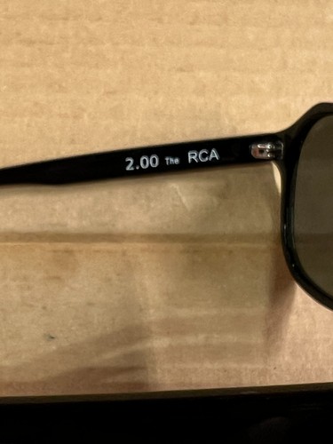 Caddis Eye Appliance reading Glasses The RCA Gloss Black frames | eBay