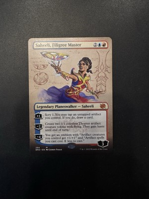 MTG The Brother's War Saheeli, Filigree Master (294)(Borderless) NM | eBay