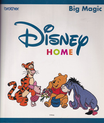 Disney Home Big Magic Embroidery Card for Use with Brother Embroidery ...