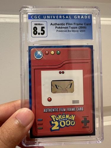 CGC 8.5 Pokémon Authentic Film Frame Card 35mm 2000 Movie Topps ...