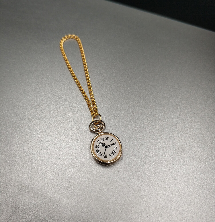 1/6 Scale Gold Color Pocket Watch Model Vintage Watch for 12" Body ...