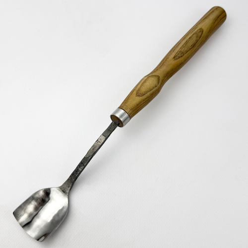 Hand-Forged Swan Neck Gouge – 52100 Steel Blade, Ash Handle, Sculpting ...