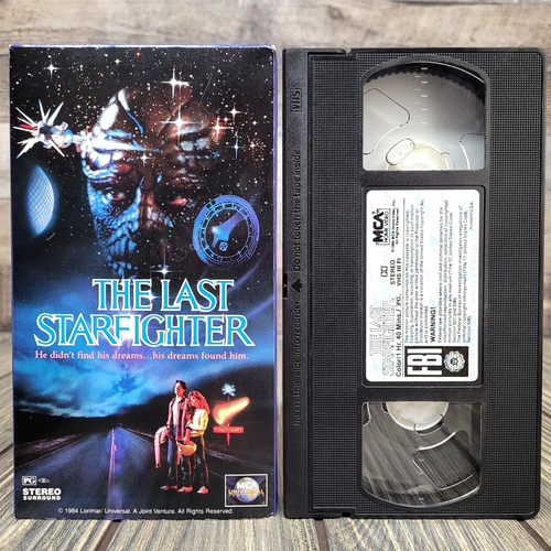 The Last Starfighter (VHS, 1995, Sci-Fi) Alien Video Game Galactic War ...