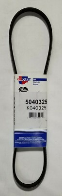 Gates 5040325 K040325 CarQuest Premium Poly Rib Automotive Belt, NEW | eBay