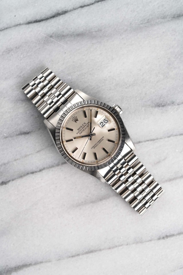 Vintage Rolex Datejust Ref 16030 Automatic 80s Silver Dial 36mm Case ...