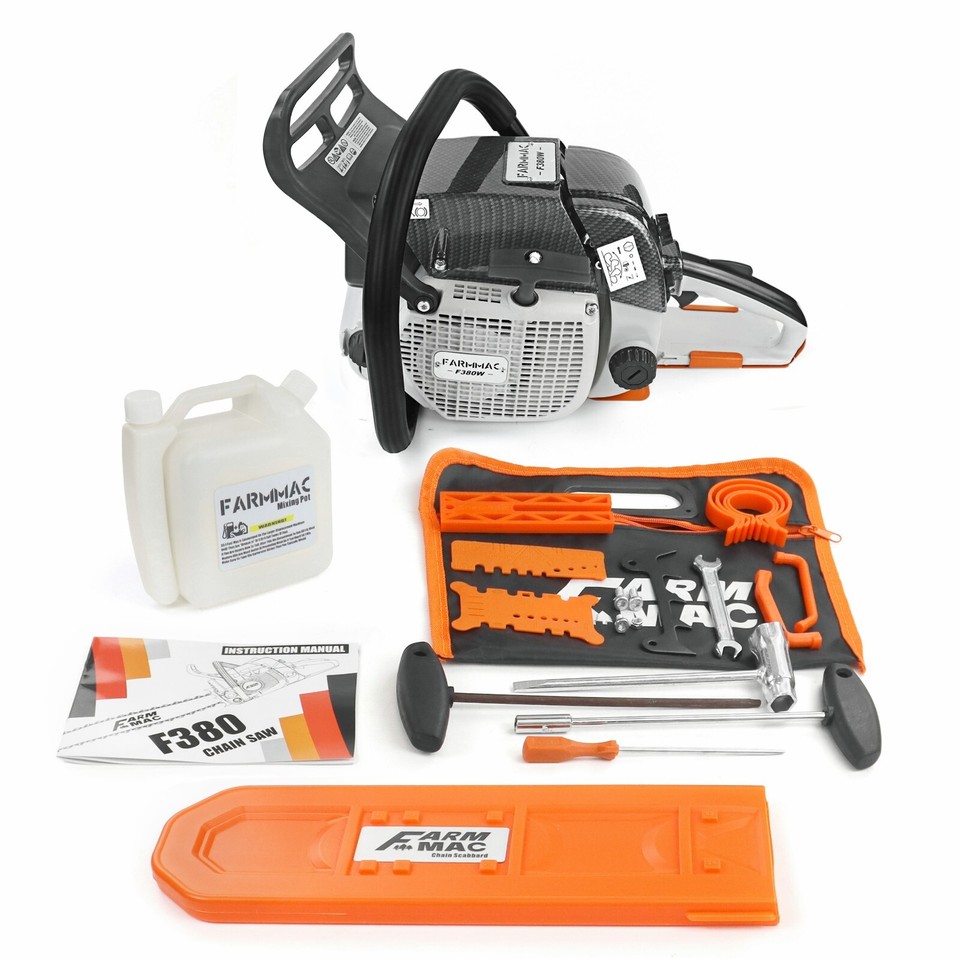 72cc Chainsaw Gas Power Head Compatible with 038 MS380 Milling Cut Tree ...